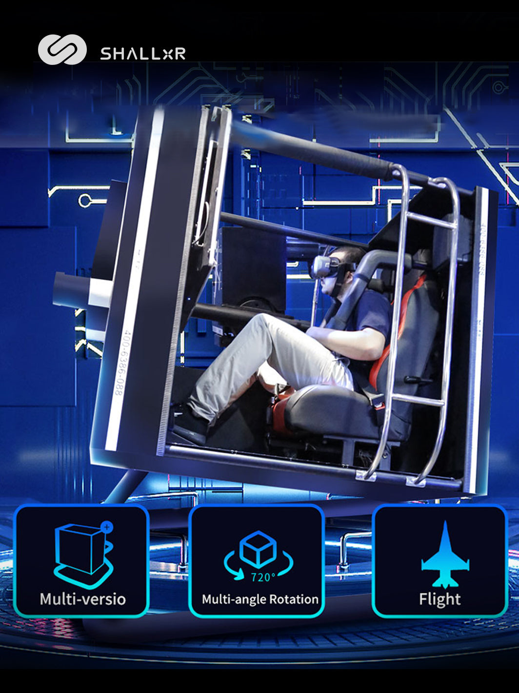 720 degree rotation shooting simulator – ShallxR